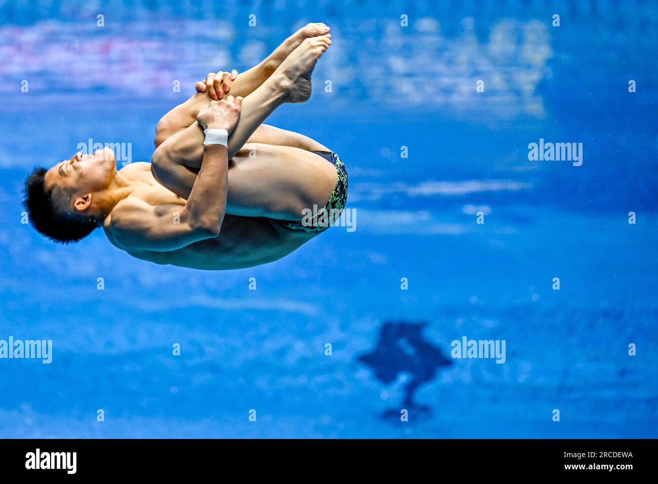 Fukuoka, Japan. 14th July, 2023. Rikuto Tamai of Japan competes in the ...