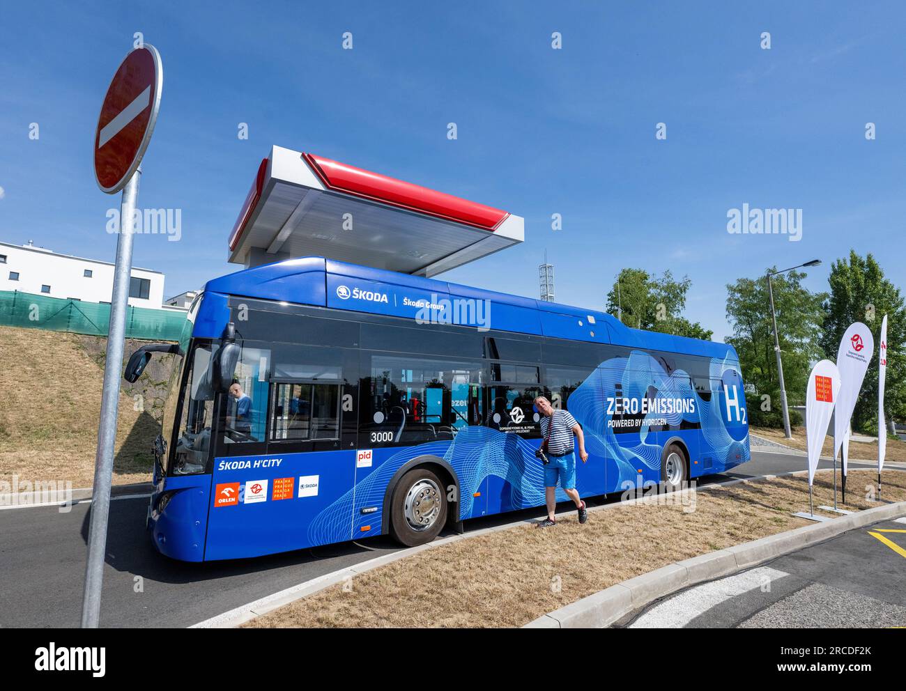 Prague, Czech Republic. 14th July, 2023. Ceremonial launch of the first ...
