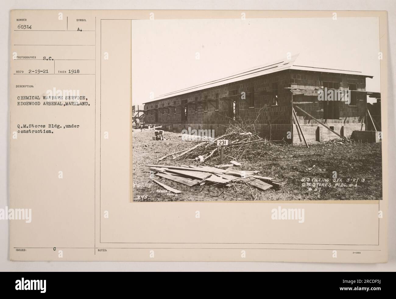 Construction of the Chemical Plant Building at Edgewood Arsenal ...