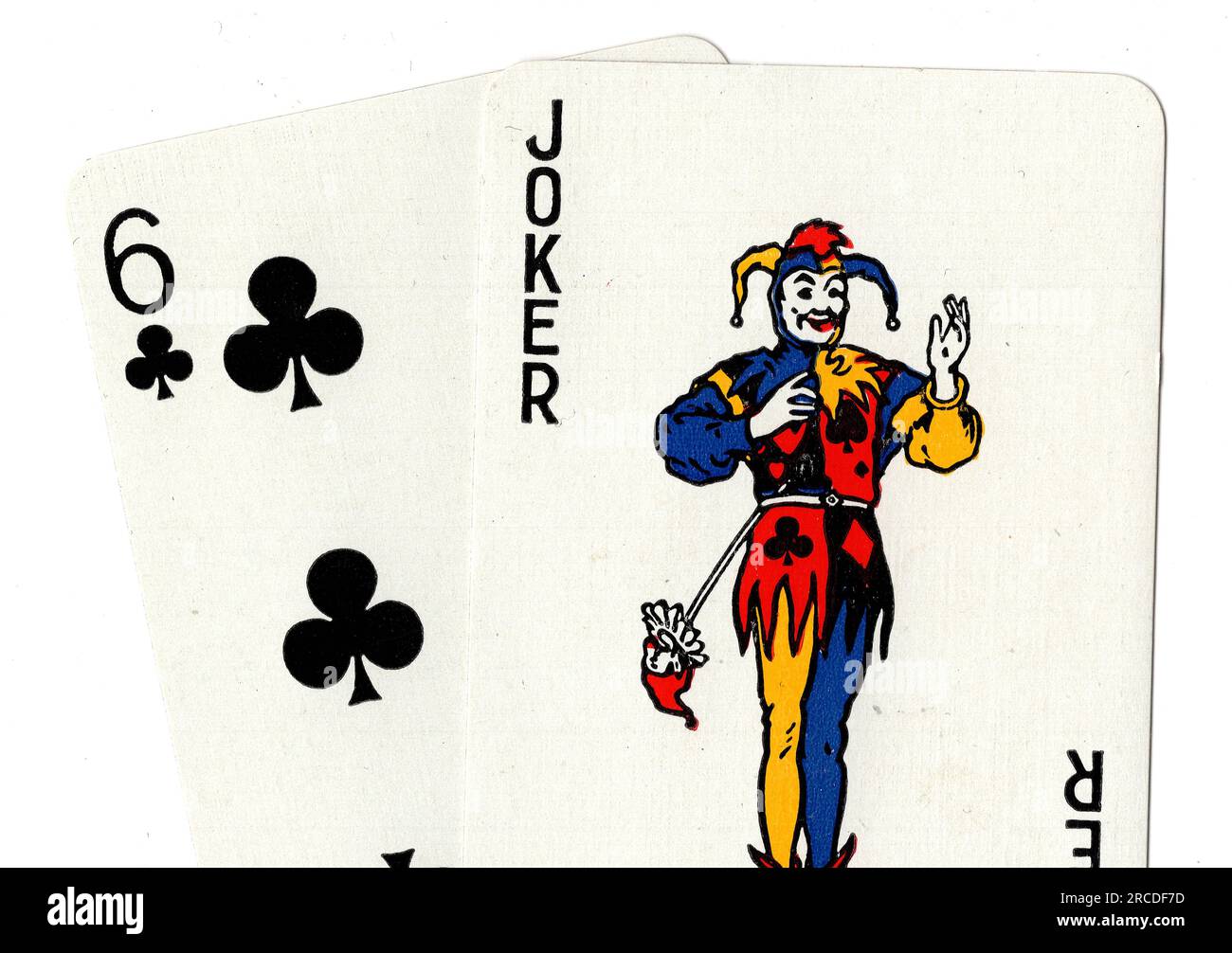 Playing cards joker vintage hi-res stock photography and images - Alamy