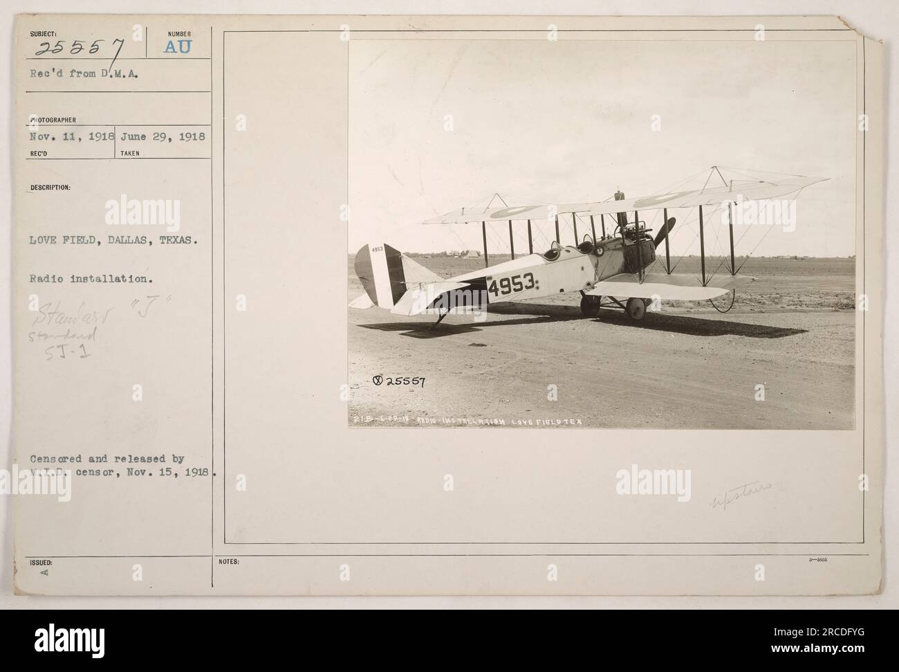 Image: A black and white photograph of a radio installation at Sunder ...