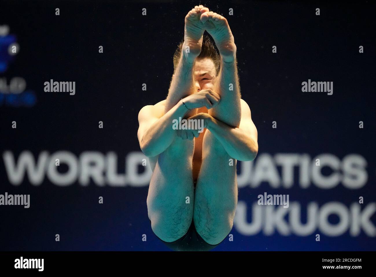 Jake Passmore of Ireland competes in the 1m Springboard Men at the ...