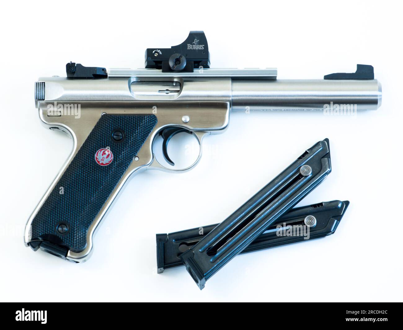 Long rifle semi automatic pistol hi-res stock photography and images ...