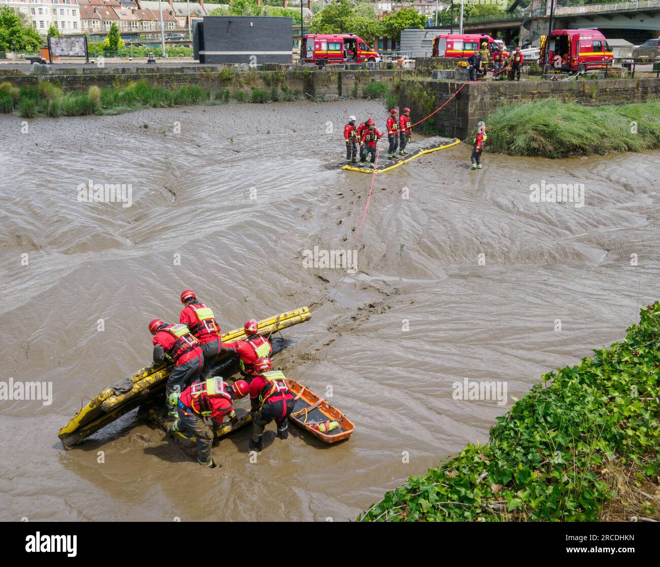 Bristol Animal and Water Rescue Unit on a training exercise on the ...