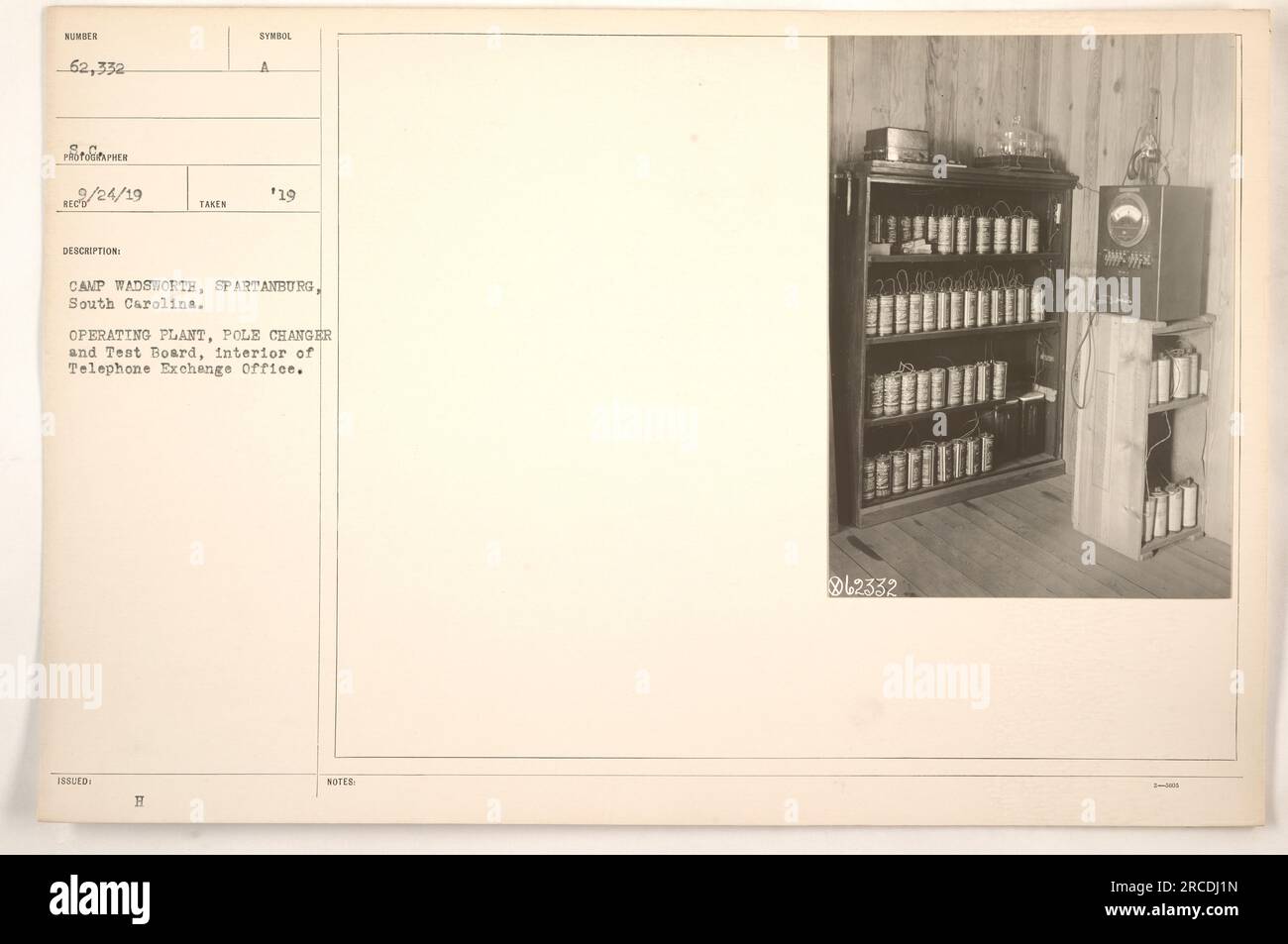 Camp wadsworth telephone exchange hi-res stock photography and images ...