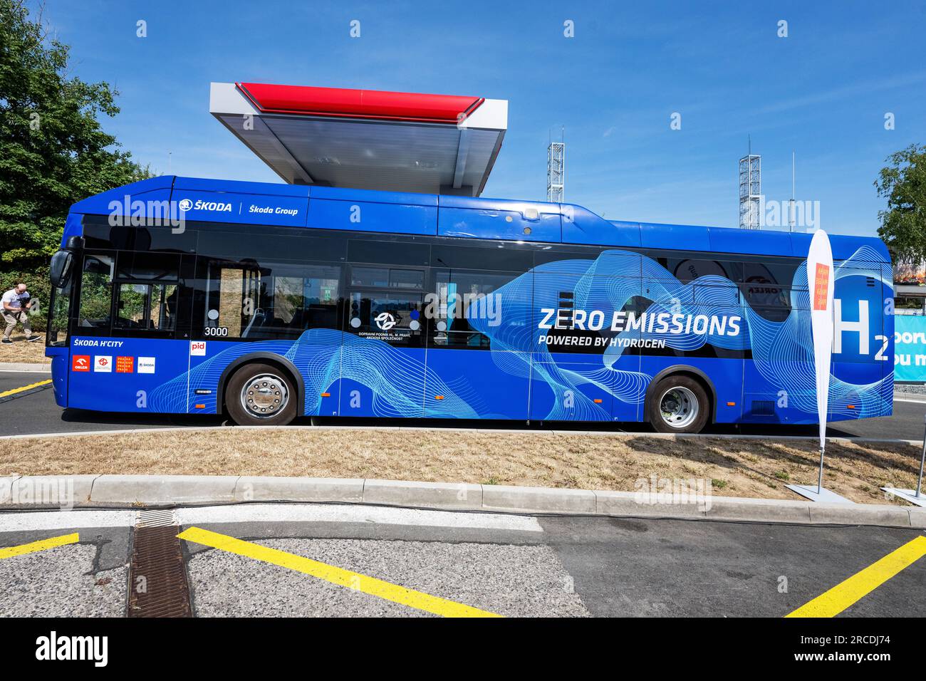 Prague, Czech Republic. 14th July, 2023. Ceremonial launch of the first ...