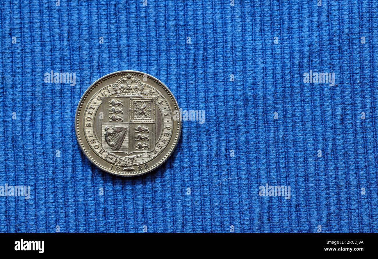 Queen victoria shilling hi-res stock photography and images - Alamy