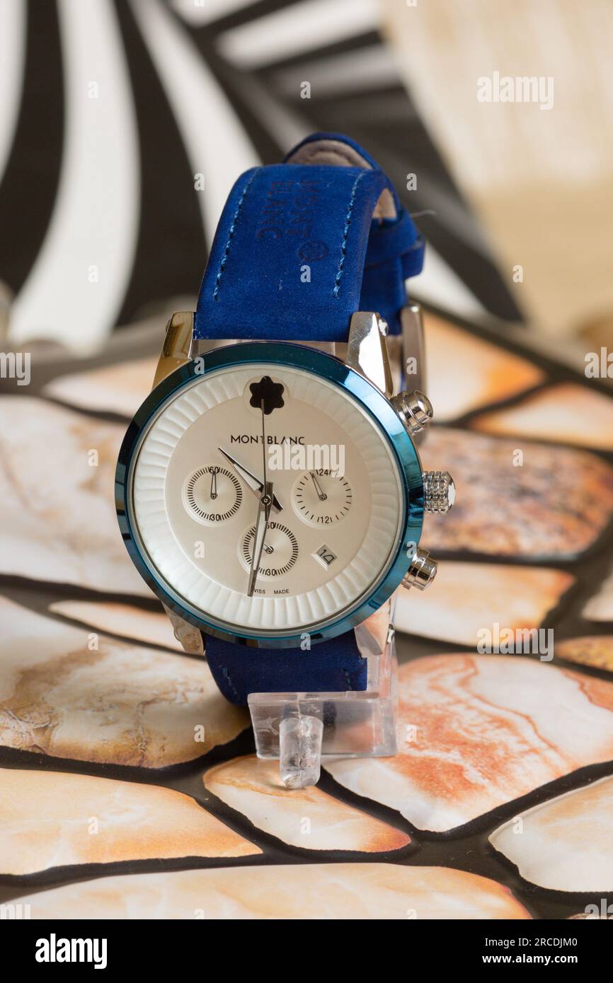 Hand Wrist Watch Time clock Designer classic stylish Stock Photo - Alamy