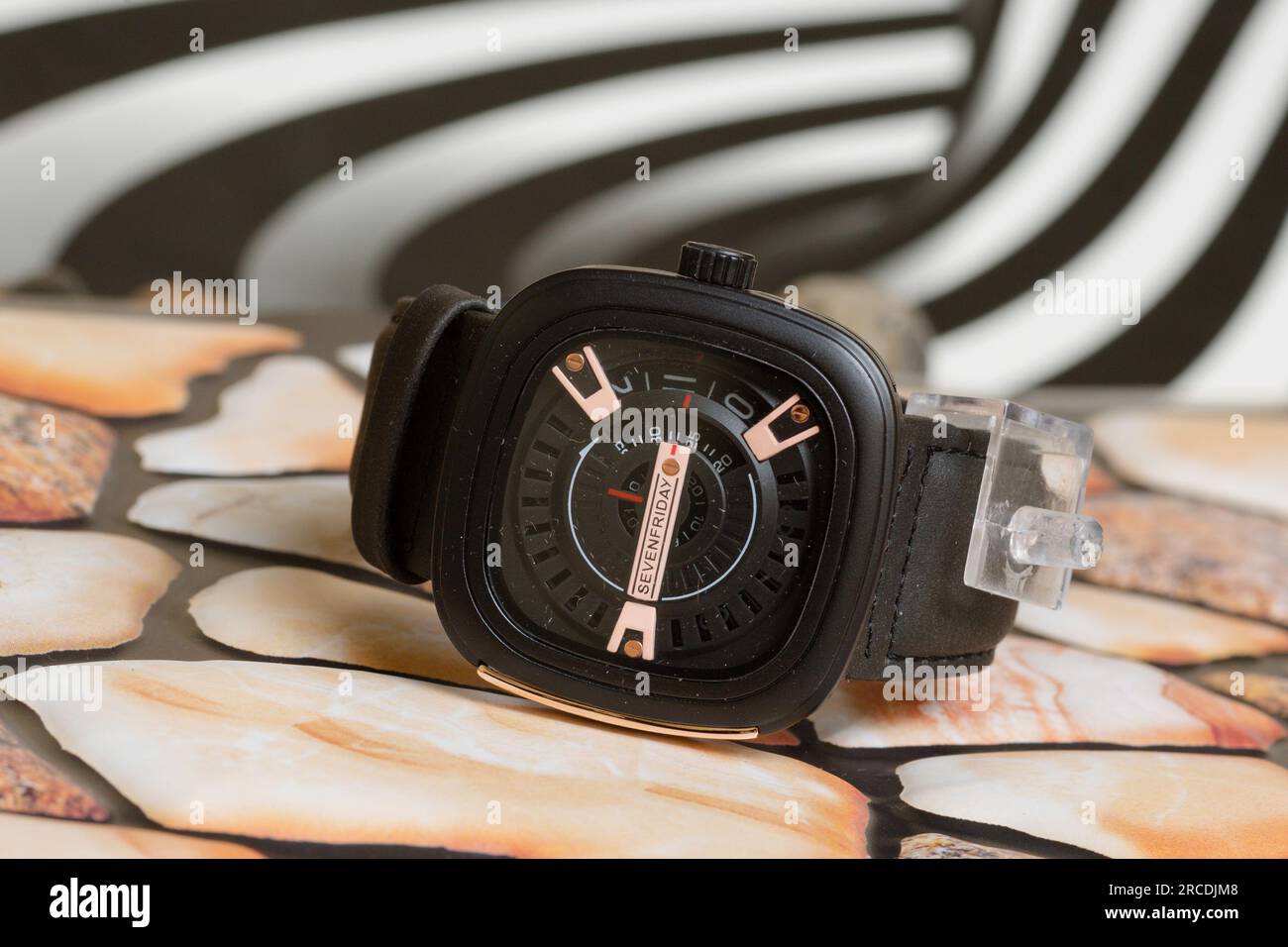 Hand Wrist Watch Time clock Designer classic stylish Stock Photo - Alamy