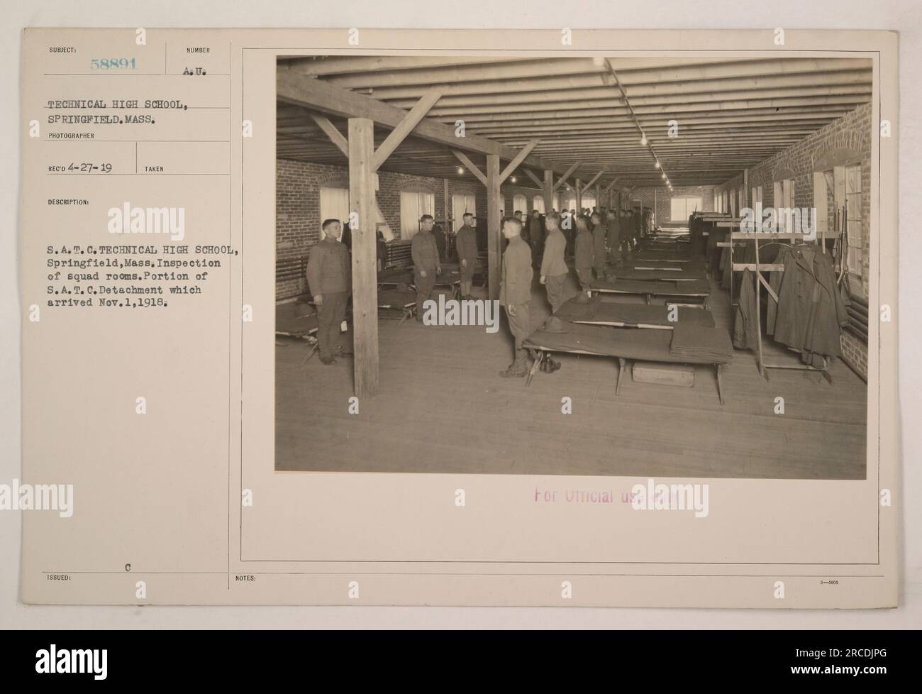 S.A.T.C. Technical High School in Springfield, Mass. This photo shows ...