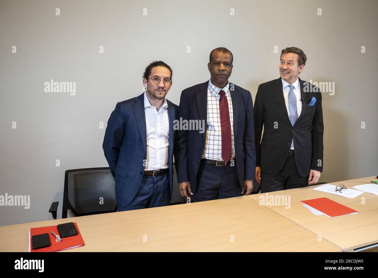 Brussels, Belgium. 14th July, 2023.Anthony Rizzo, Kalilou Fadiga ...