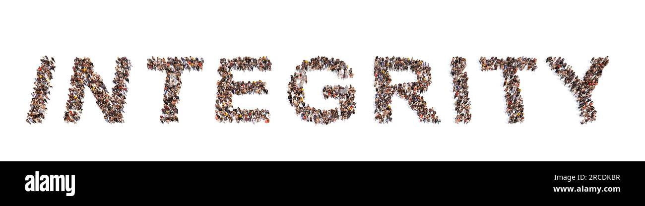 Concept conceptual large community of people forming the the word ...