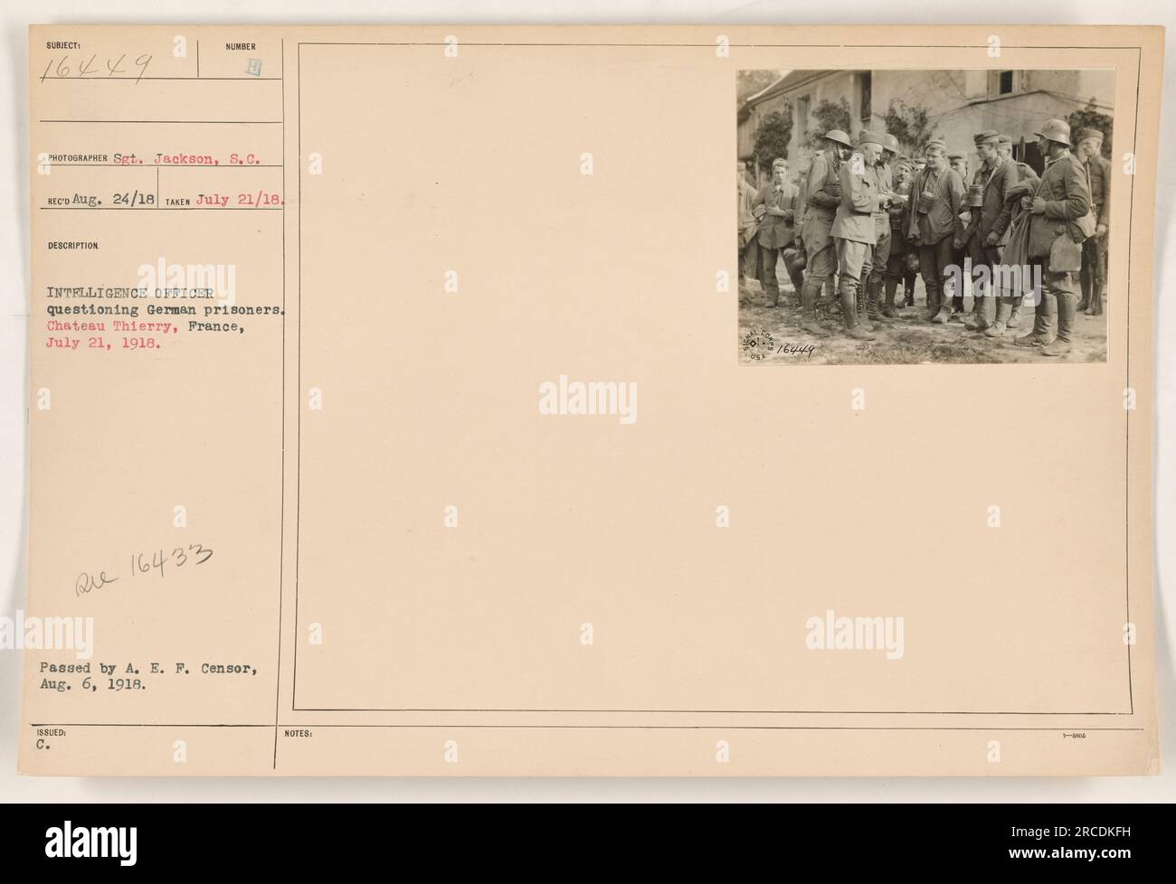 Interrogation of german prisoners hi-res stock photography and images ...