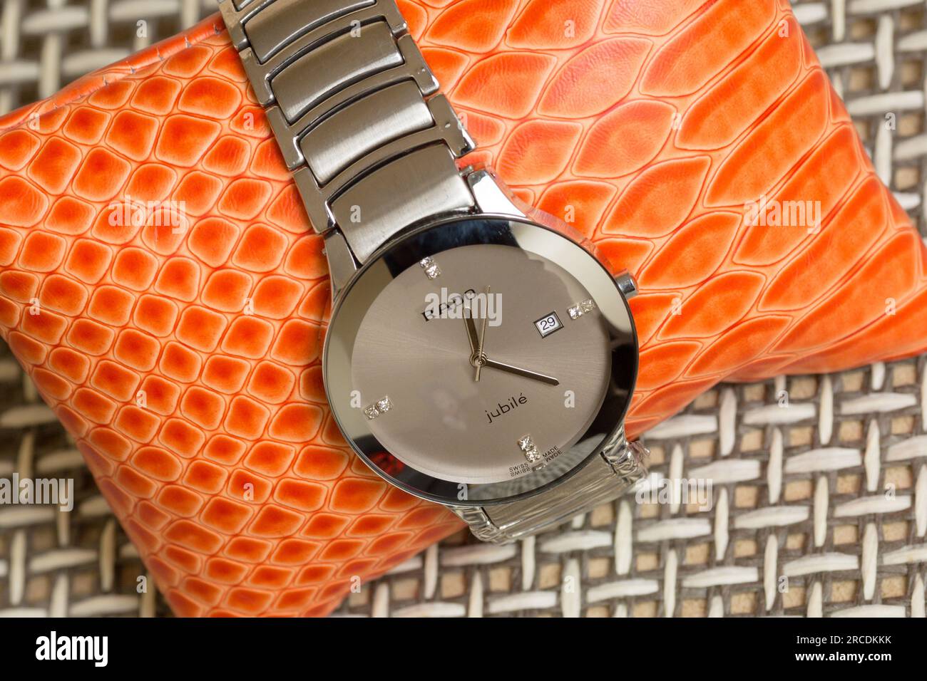 Hand Wrist Watch Time clock Designer classic stylish Stock Photo - Alamy