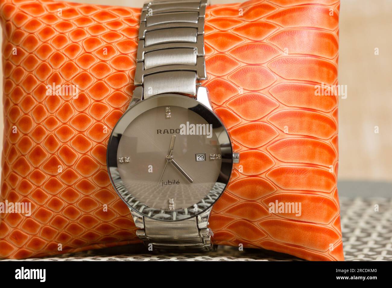 Hand Wrist Watch Time clock Designer classic stylish Stock Photo - Alamy