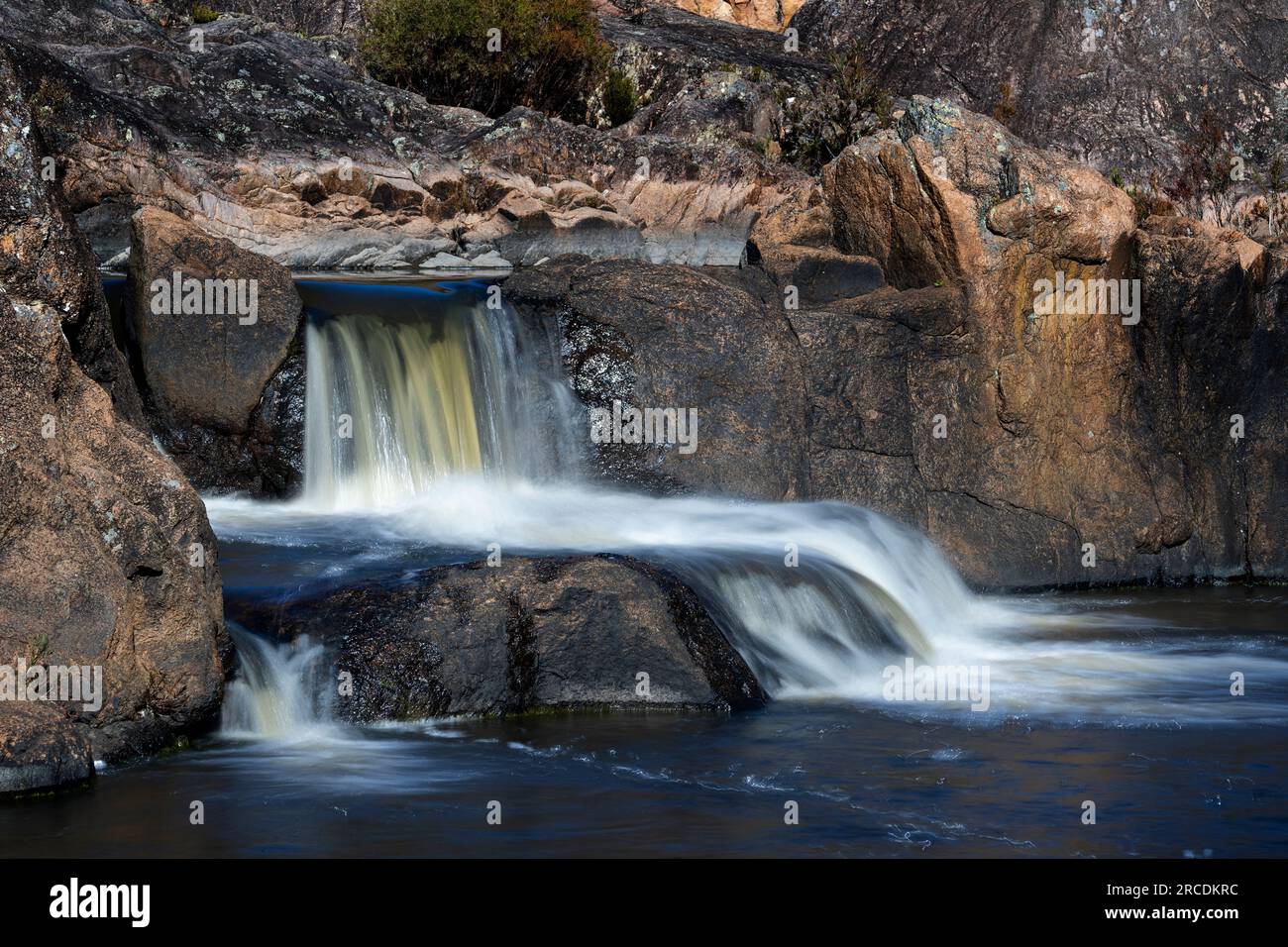 Small waterfall and swimming hole at top of Boonoo Boonoo Falls, Boonoo ...