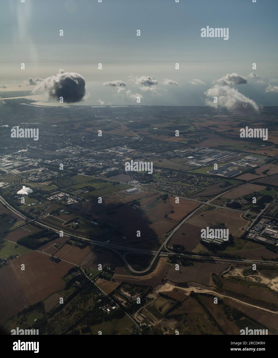 Aerial Views, scenes from an airliner Stock Photo - Alamy