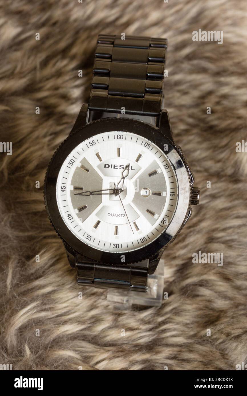 Hand Wrist Watch Time clock Designer classic stylish Stock Photo - Alamy