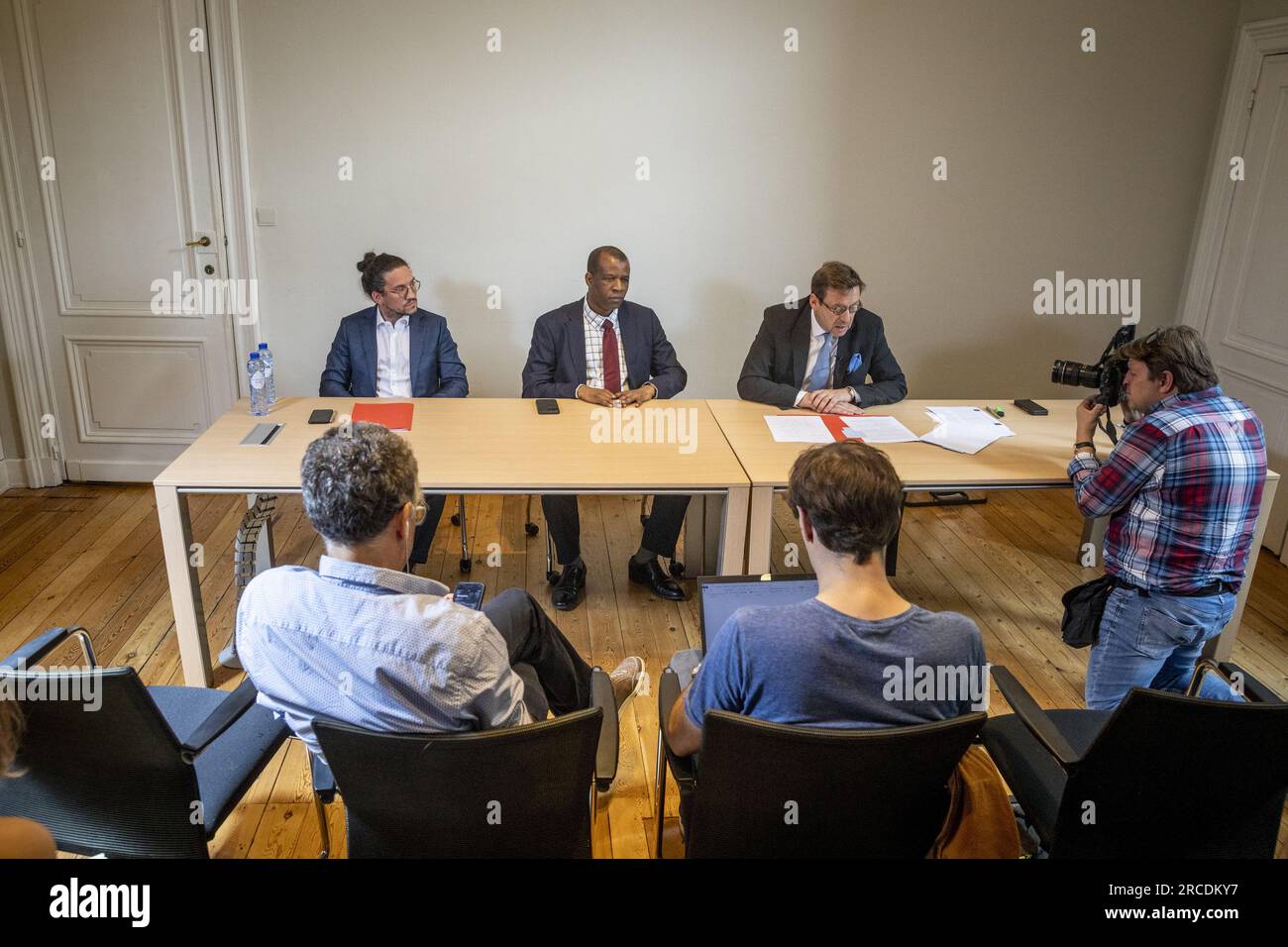 Brussels, Belgium. 14th July, 2023.Anthony Rizzo, Kalilou Fadiga ...