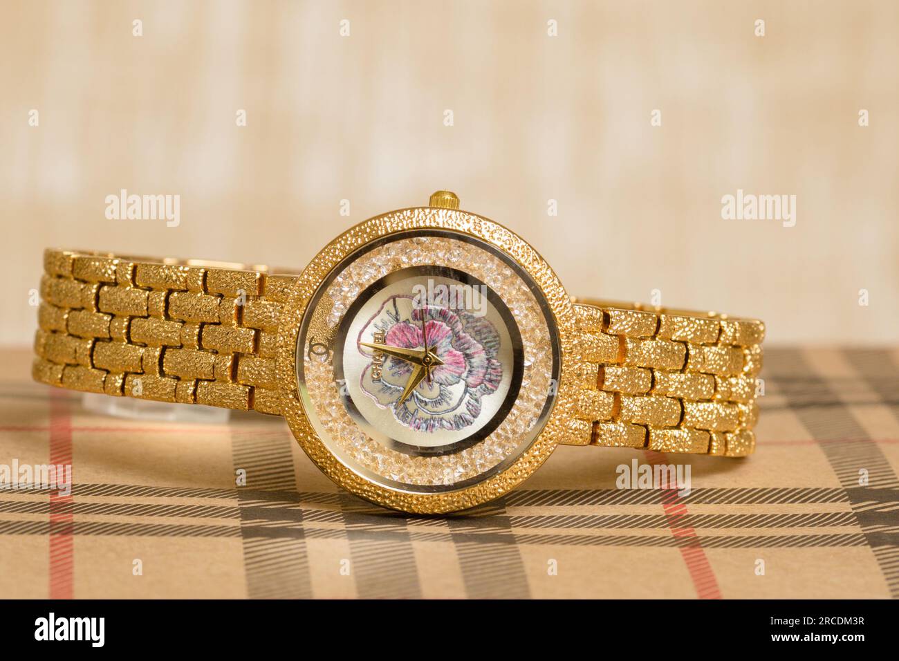 Hand Wrist Watch Time clock Designer classic stylish Stock Photo - Alamy