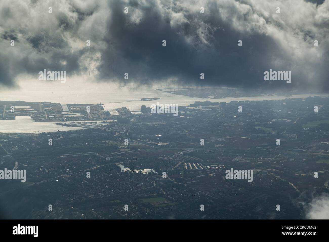 Aerial Views, scenes from an airliner Stock Photo - Alamy
