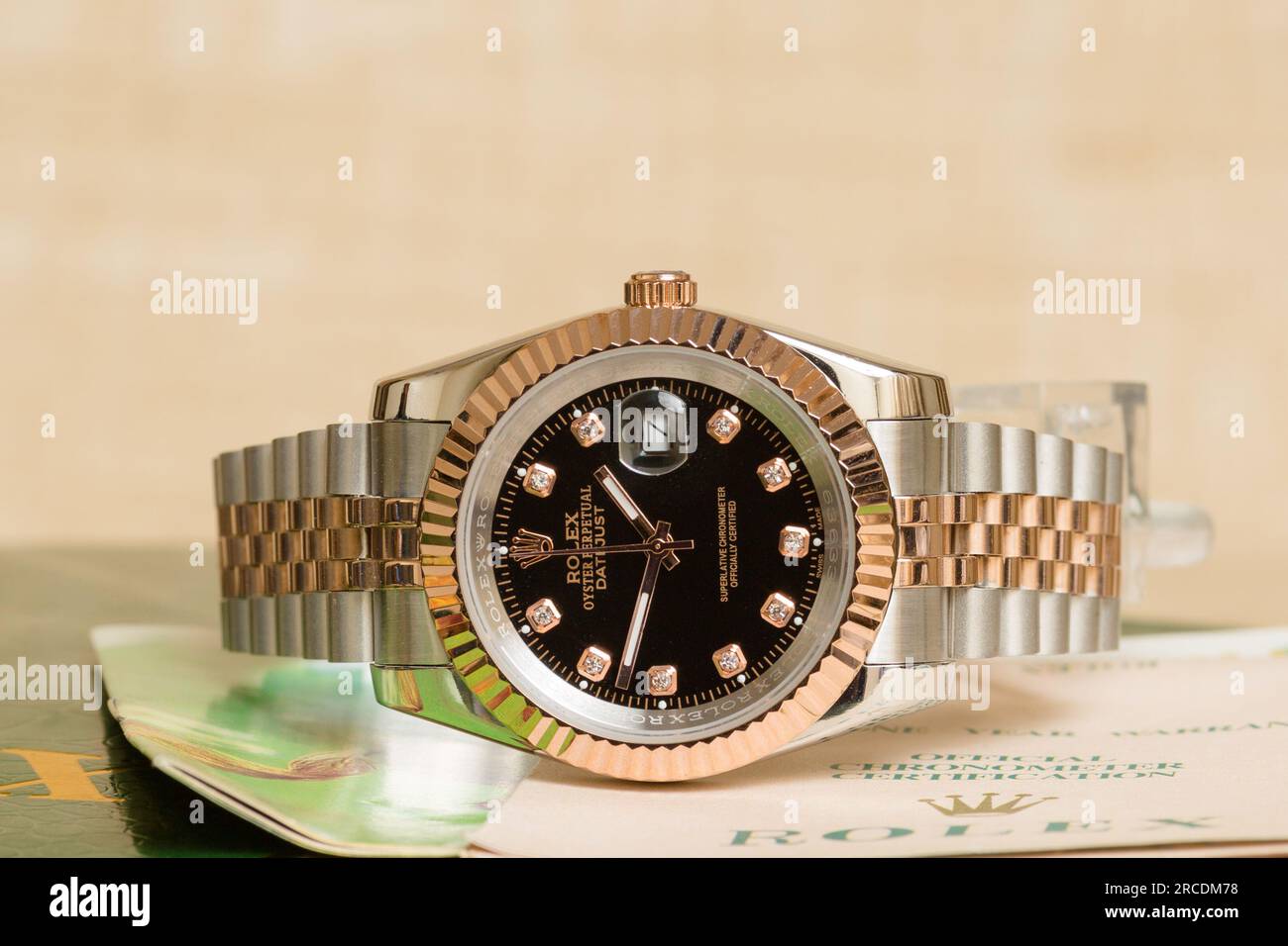 Hand Wrist Watch Time clock Designer classic stylish Stock Photo - Alamy