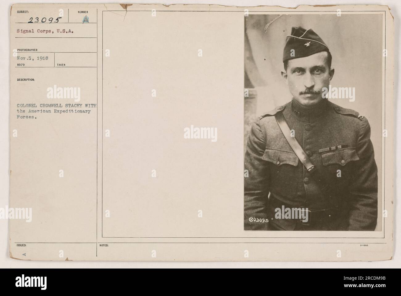 Colonel cromwell stacey photograph hi-res stock photography and images ...