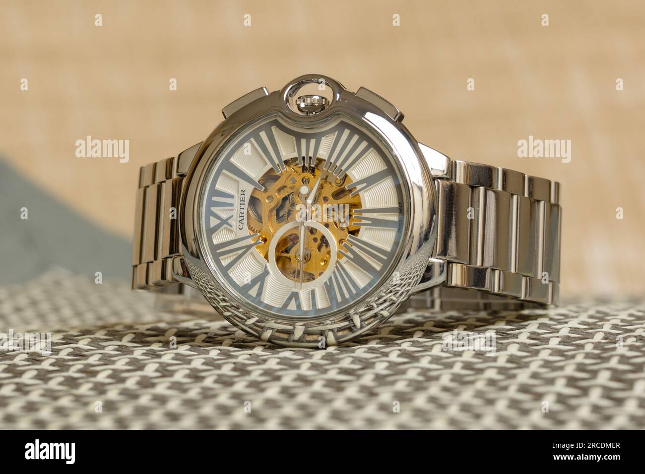 Hand Wrist Watch Time clock Designer classic stylish Stock Photo - Alamy
