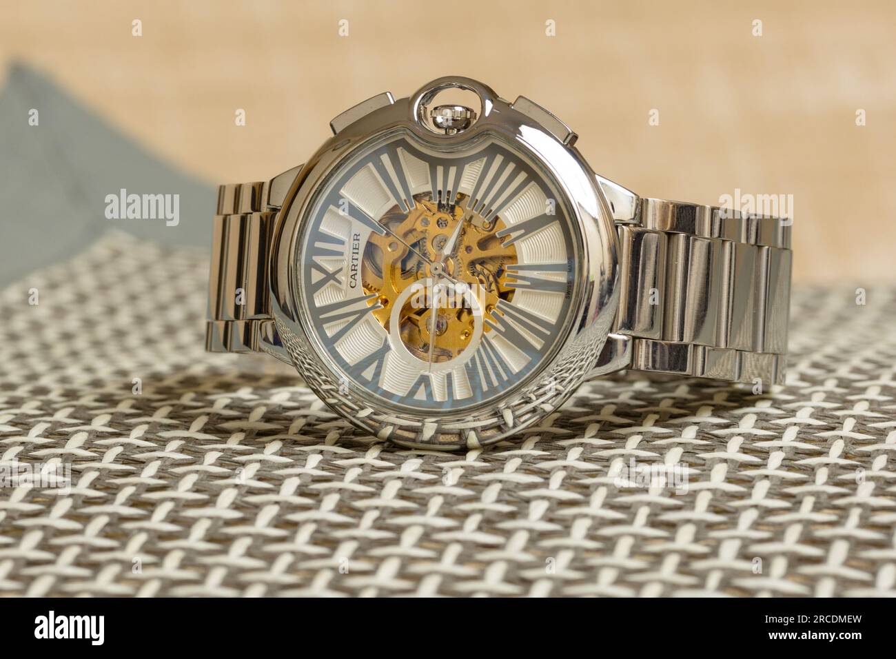 Hand Wrist Watch Time clock Designer classic stylish Stock Photo - Alamy