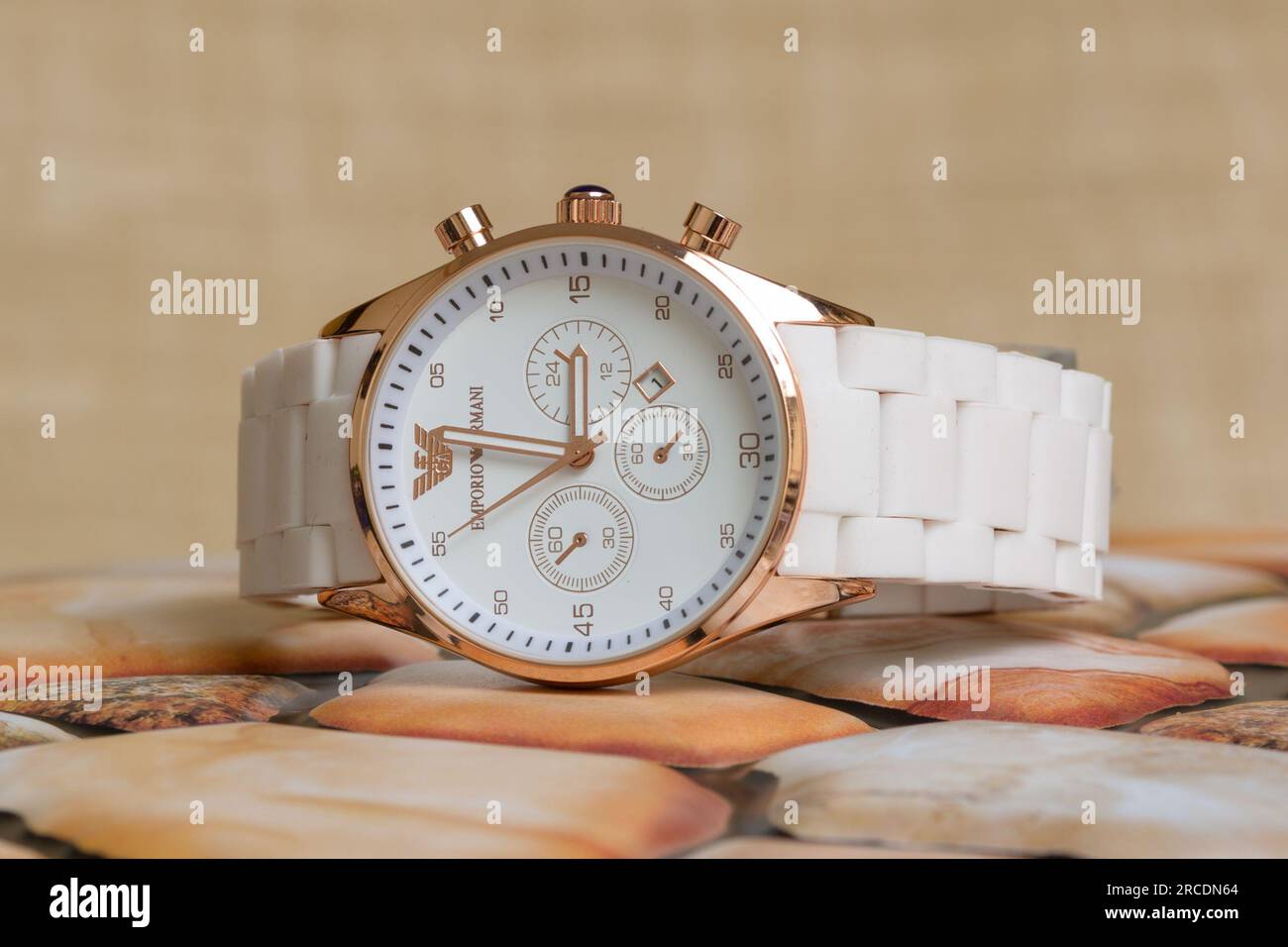 Hand Wrist Watch Time clock Designer classic stylish Stock Photo - Alamy