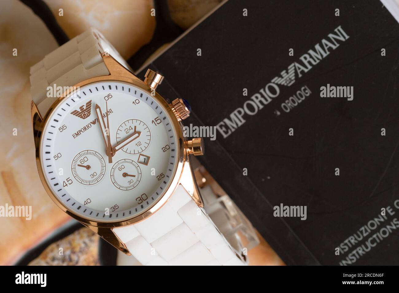 Hand Wrist Watch Time clock Designer classic stylish Stock Photo - Alamy