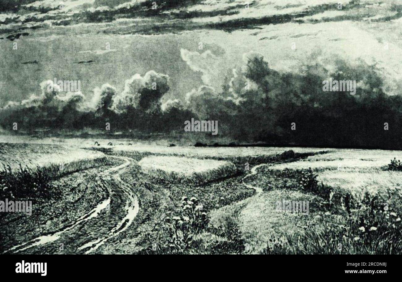 Rye 1892 by Ivan Shishkin Stock Photo - Alamy