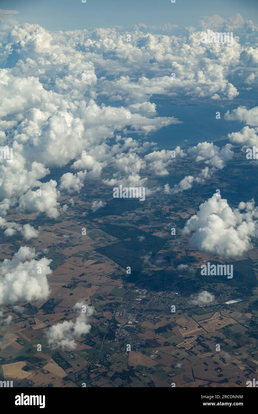 Aerial Views, scenes from an airliner Stock Photo - Alamy