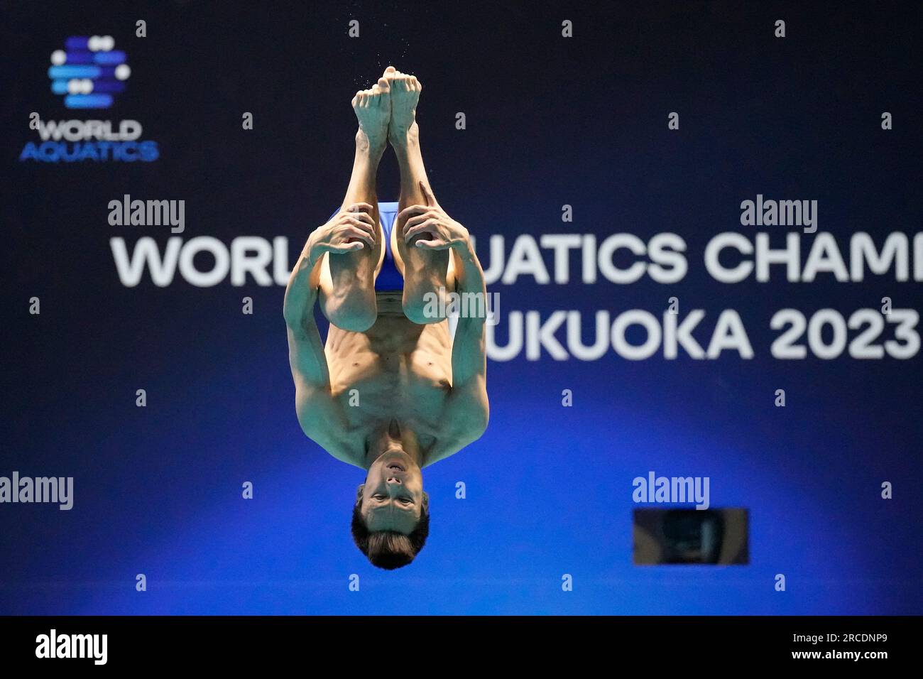 Jonathan Suckow of Switzerland competes in the 1m Springboard Men at ...