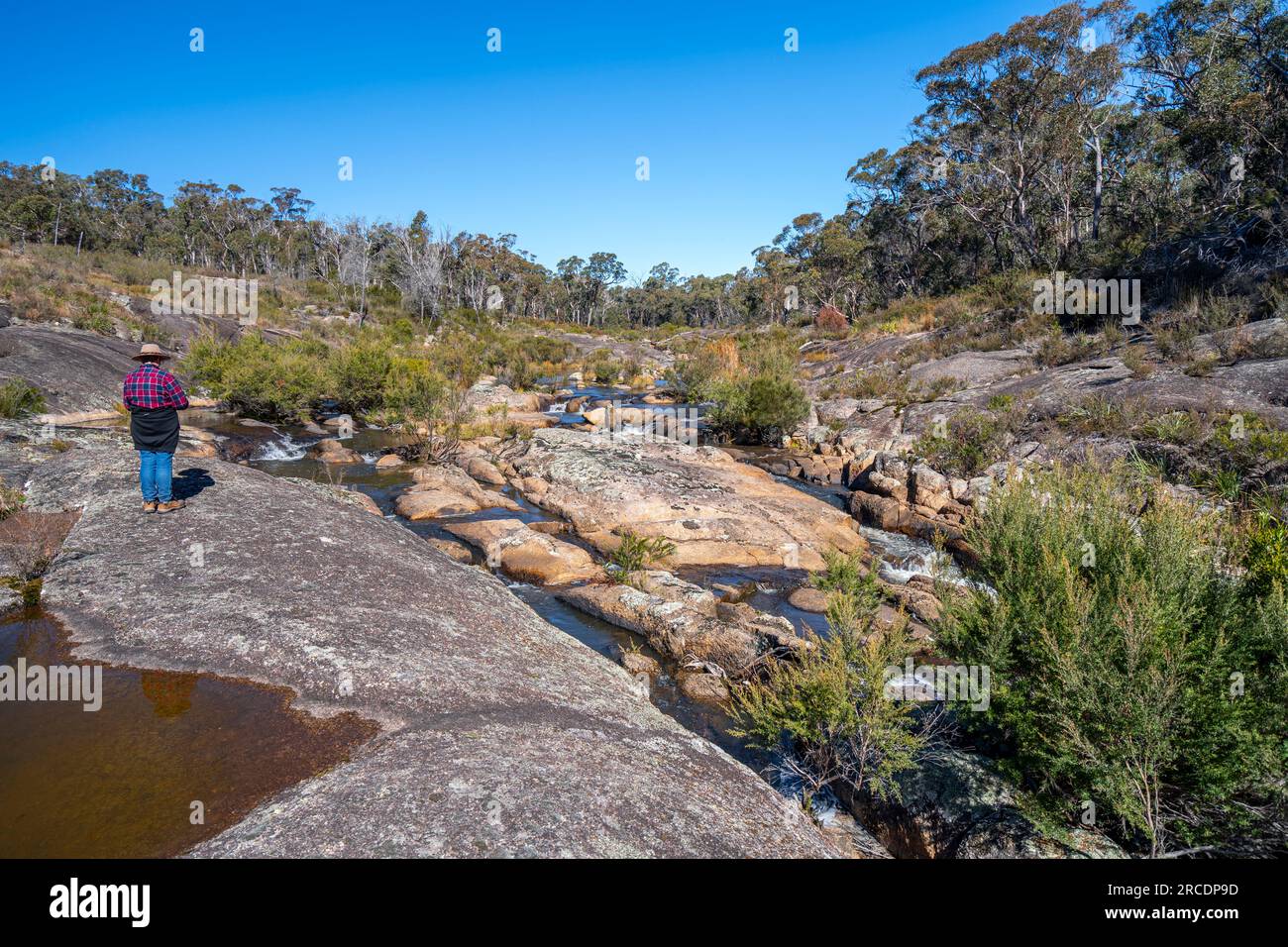 Boonoo Boonoo River cascading over granite creek bed, Boonoo Boonoo ...