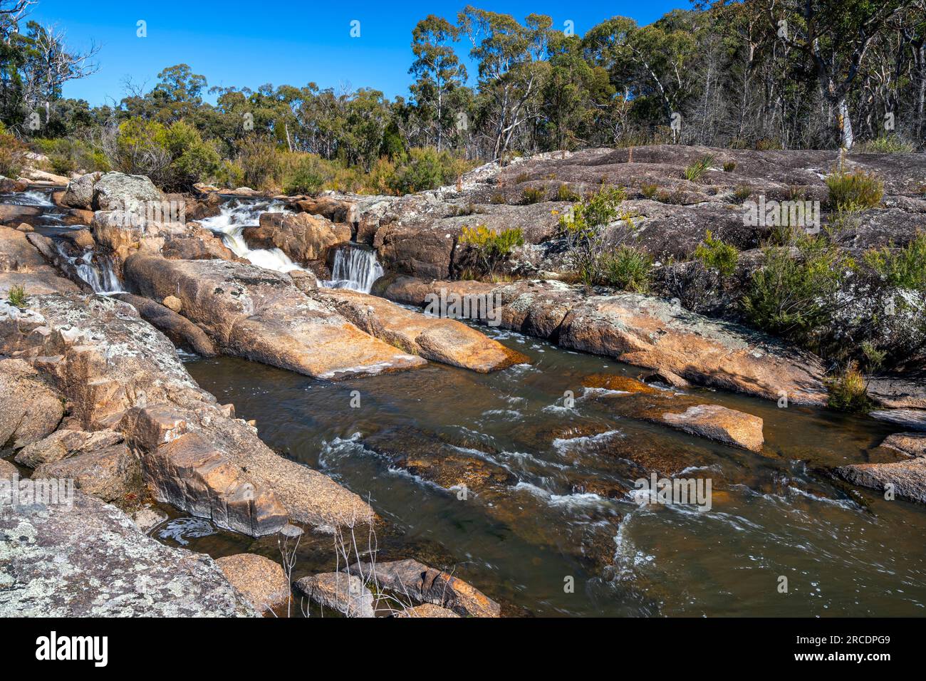 Boonoo Boonoo River cascading over granite creek bed, Boonoo Boonoo ...