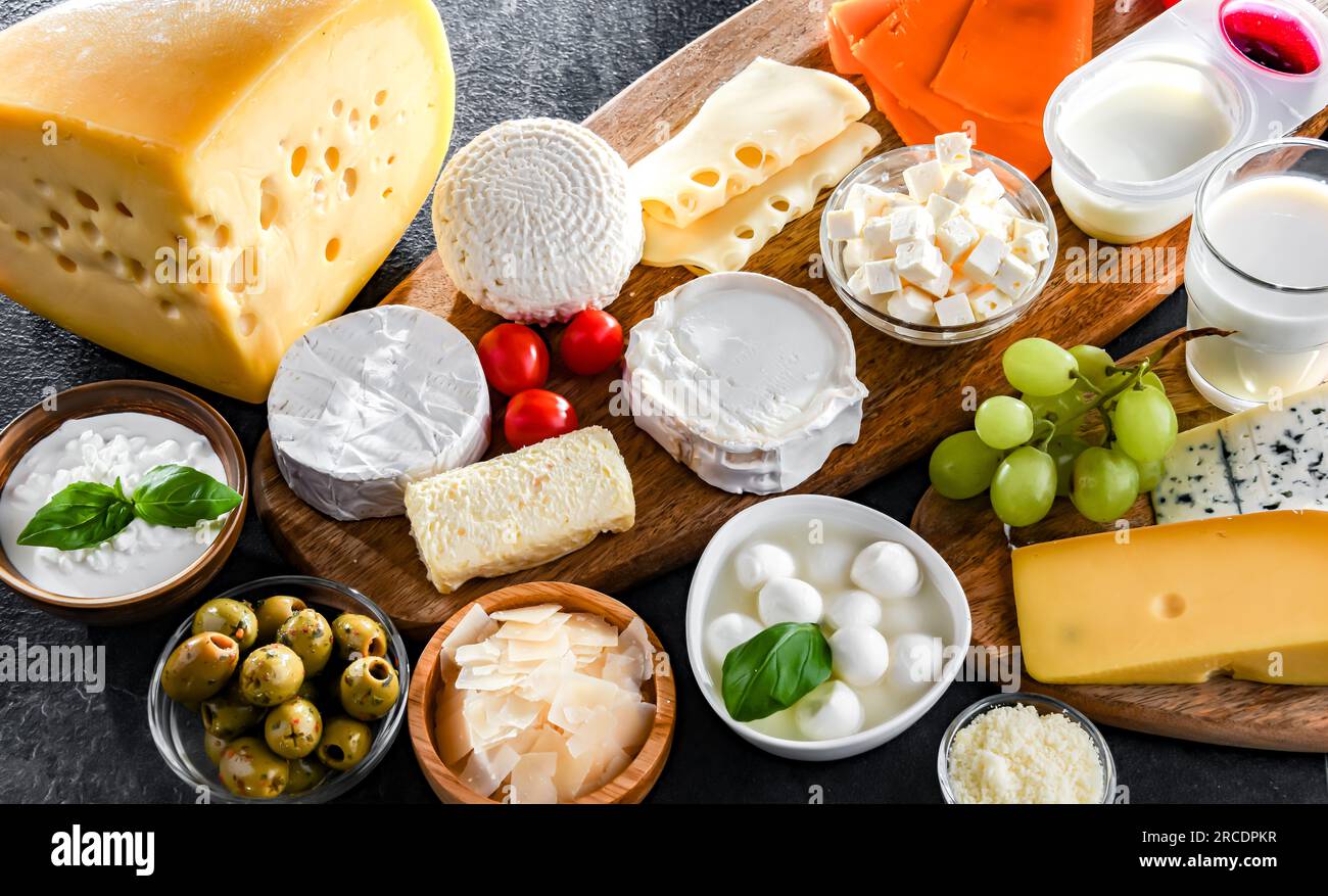 Dairy milk butter cheese hi-res stock photography and images - Alamy