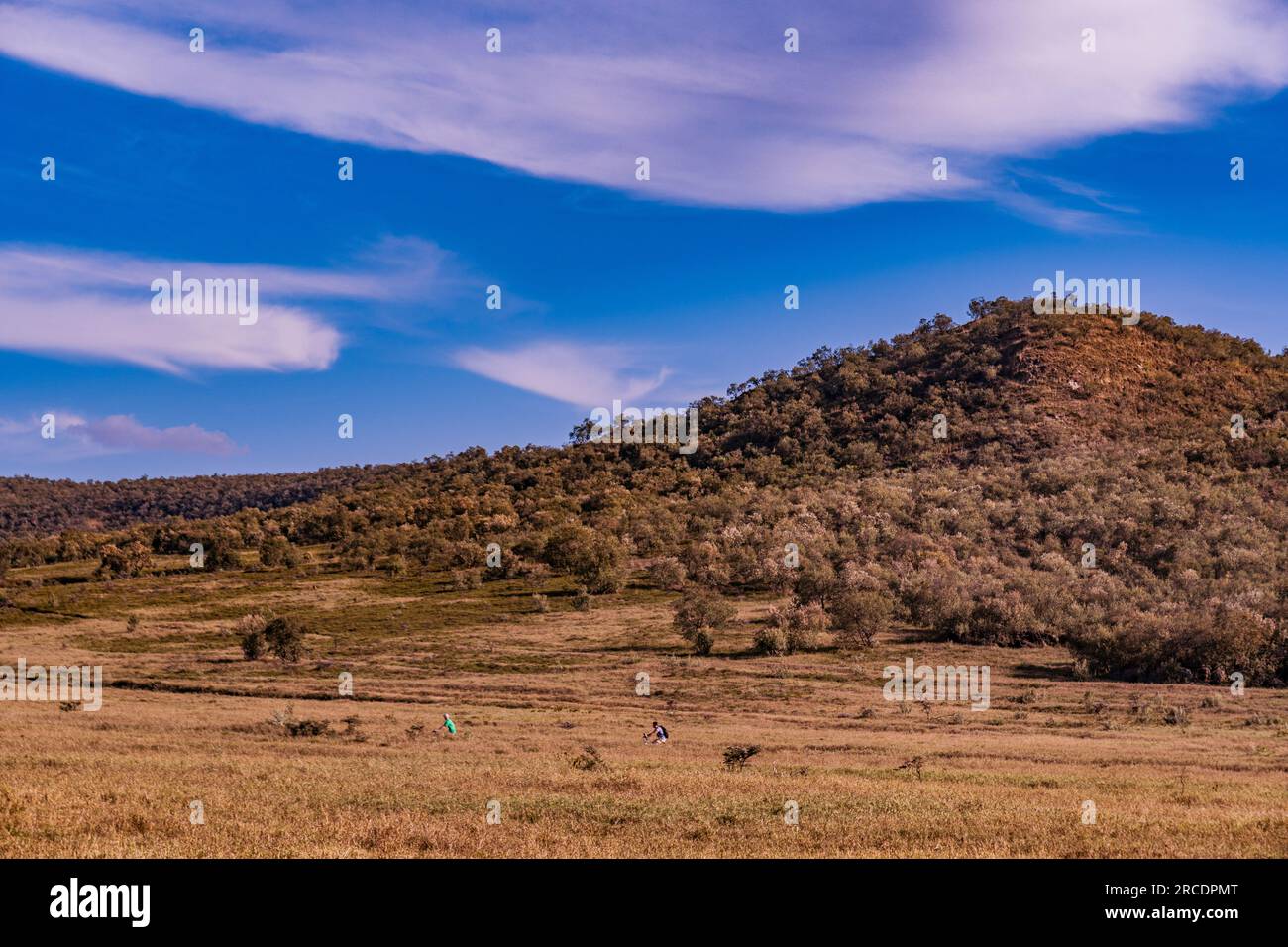 Hell's Gate National Park lies south of Lake Naivasha in Kenya, north ...