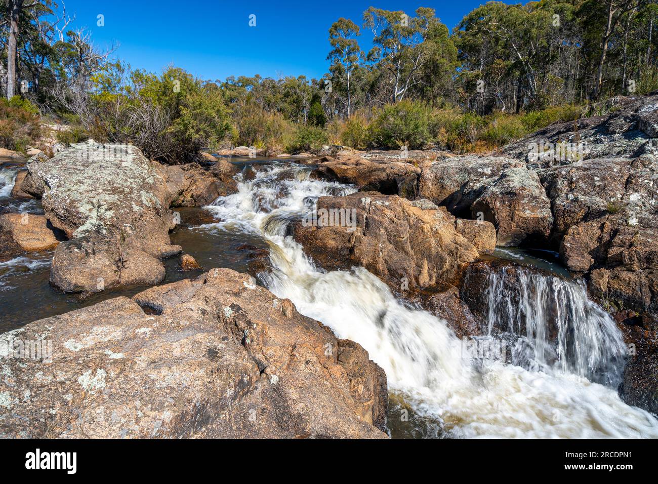 Boonoo Boonoo River cascading over granite creek bed, Boonoo Boonoo ...