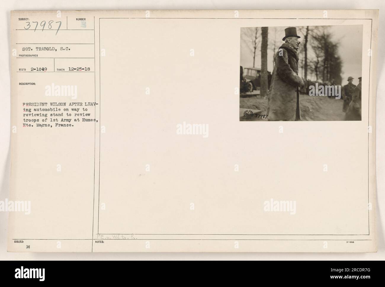 President wilson troop review hi-res stock photography and images - Alamy