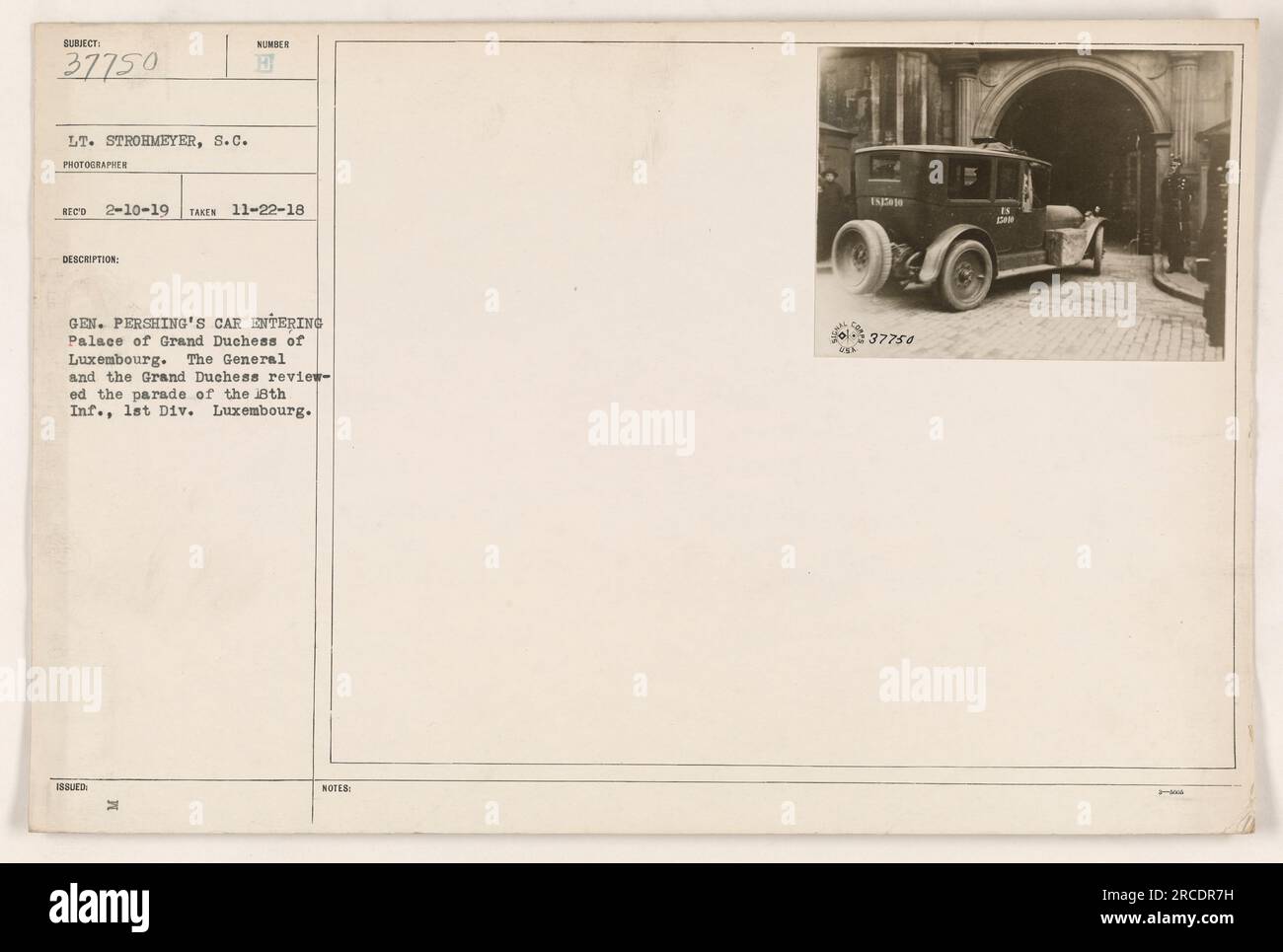 General pershings car hi-res stock photography and images - Alamy