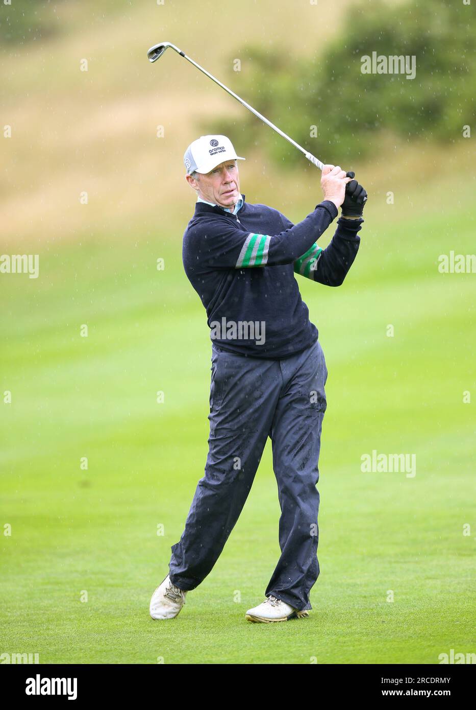 Mick Fitzgerald on day one of the 2023 Aramco Team Series at the ...