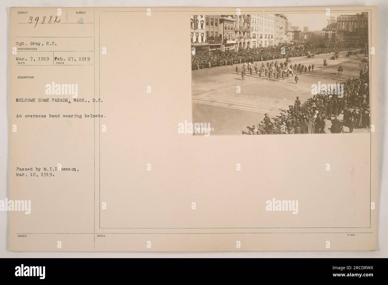 World war one welcome home parade hi-res stock photography and images ...