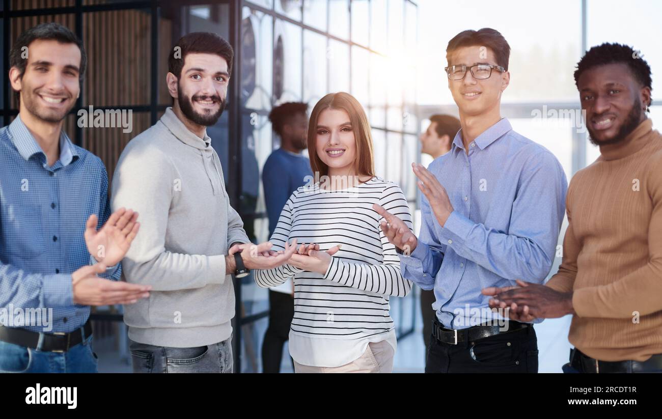 Diverse design team standing hi-res stock photography and images - Alamy