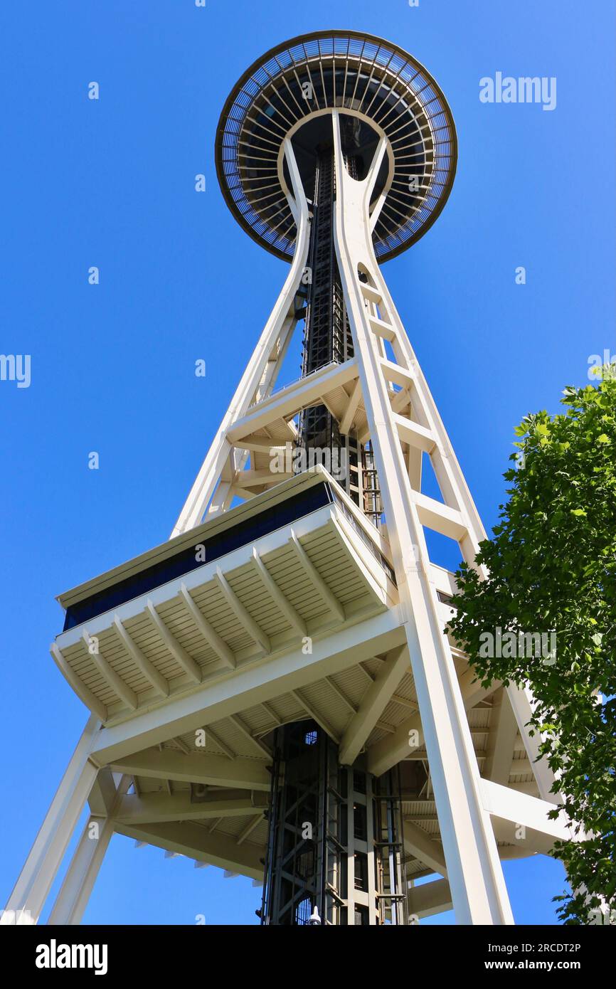The Space Needle observation tower built for the1962 World's Fair ...