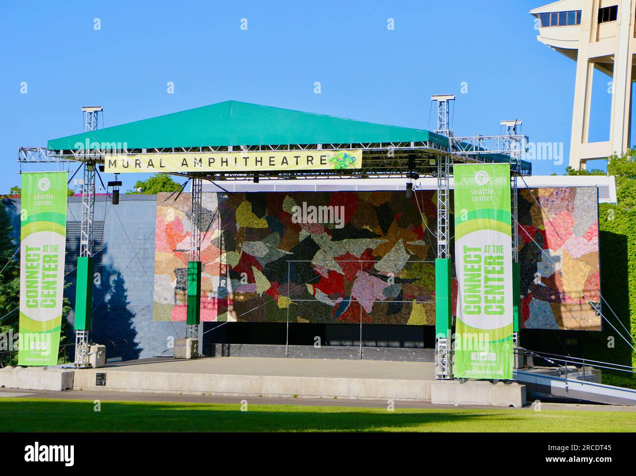 The Mural Amphitheatre mid-size amphitheatre at the Seattle Center ...