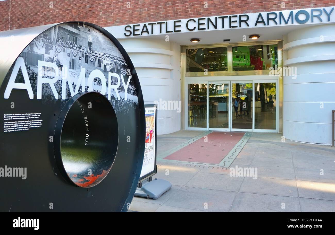 Repurposed cultural centre and food court with Seattle Chidren's Museum ...