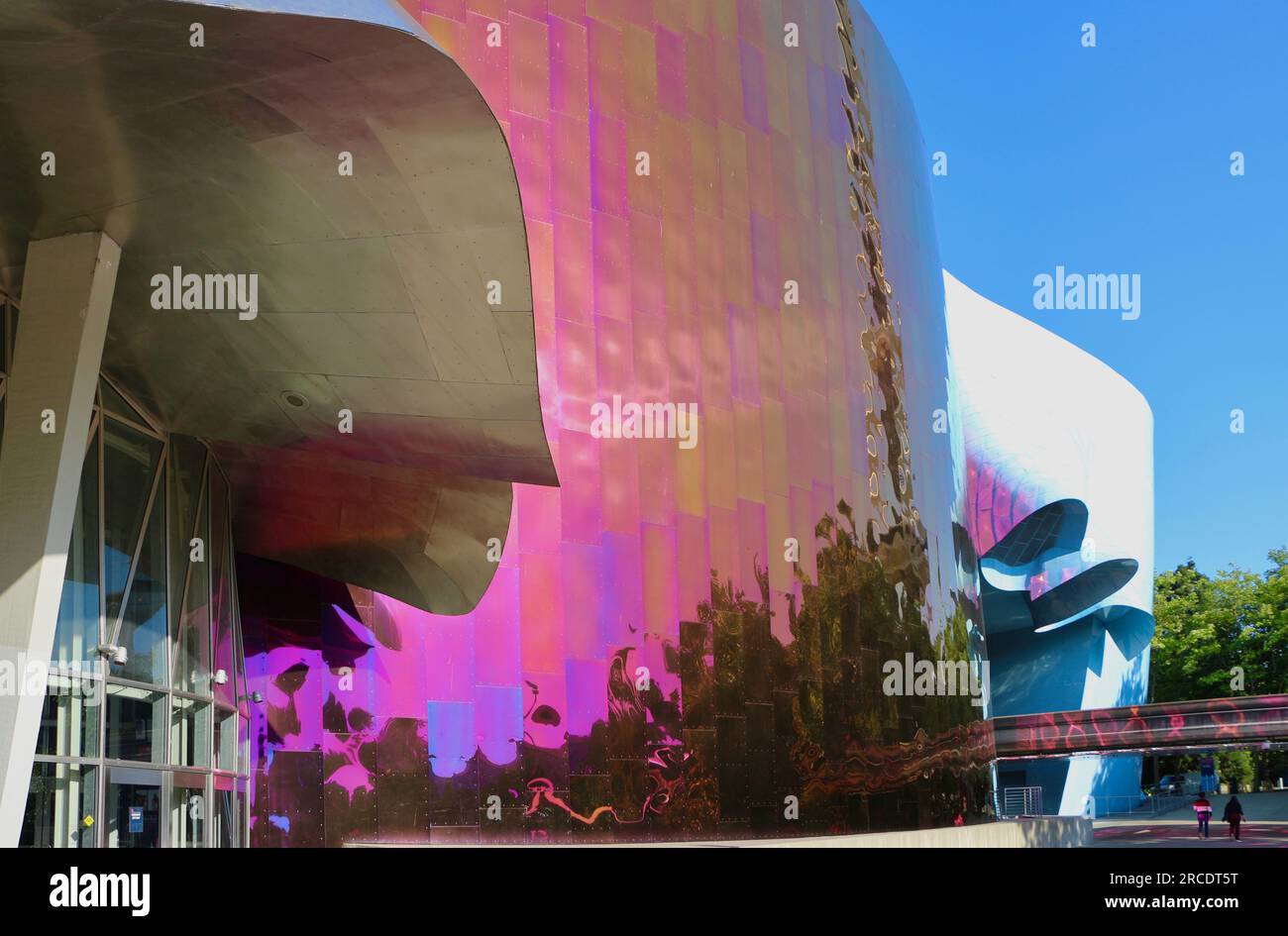 Museum of Pop Culture modern architecture building with the Seattle ...