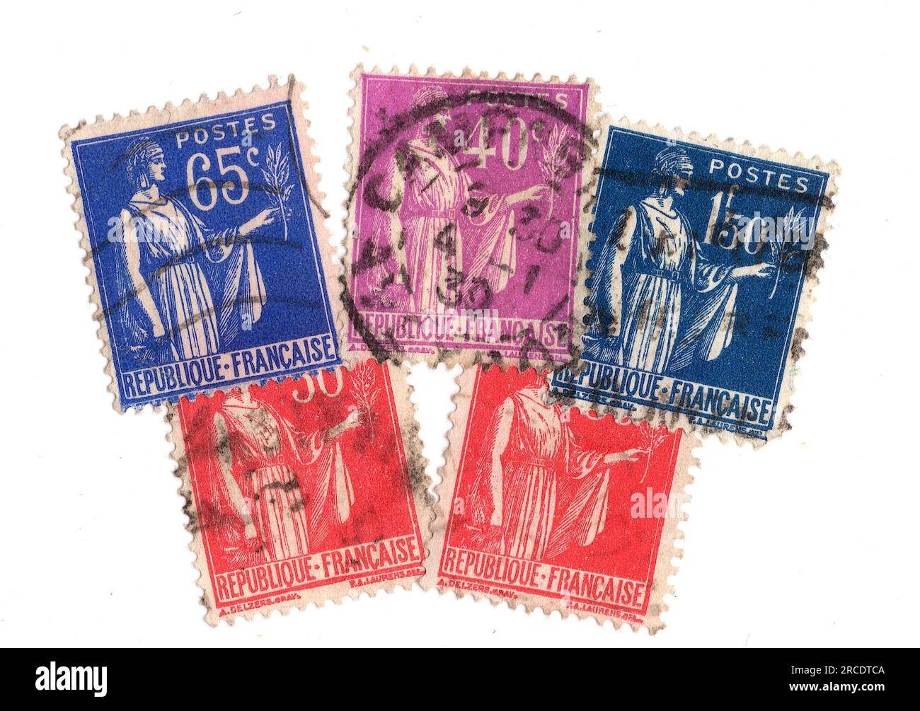 Postmark from france hi-res stock photography and images - Alamy