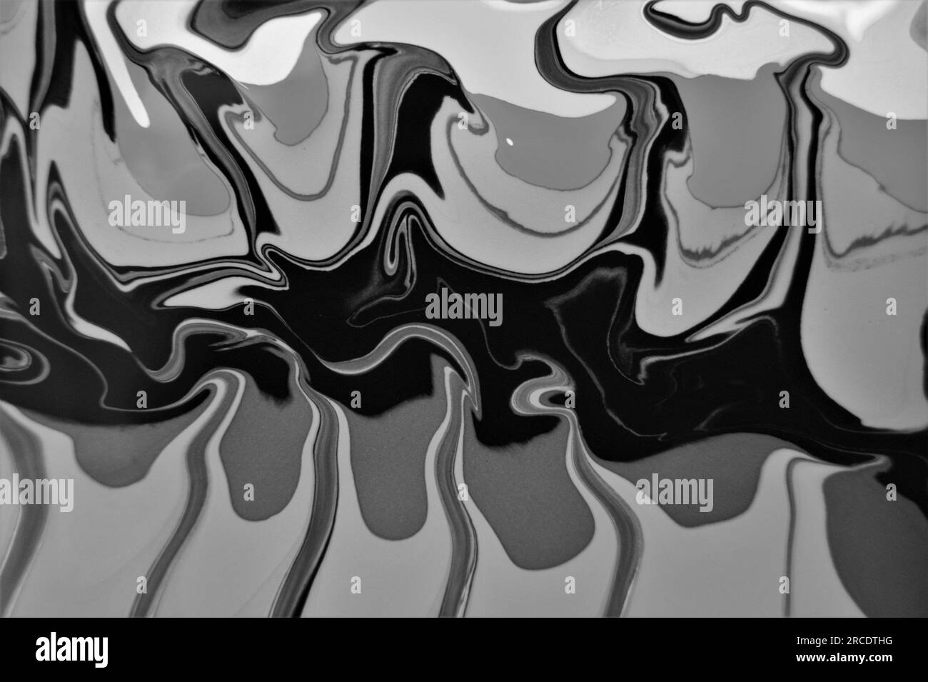 Flowing colour Black and White Stock Photos & Images - Alamy